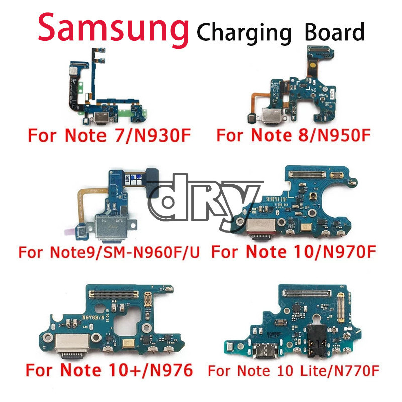 For Samsung Galaxy Note 7 8 9 Note10 Plus USB Charge Board PCB Dock ...