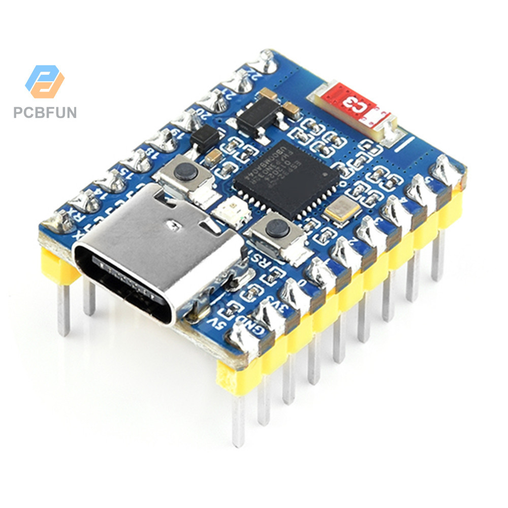 Pcbfun Esp32 C6 Zero Development Board Mini Wifi6 Bt Module Dual Mode Communication Board 4mb