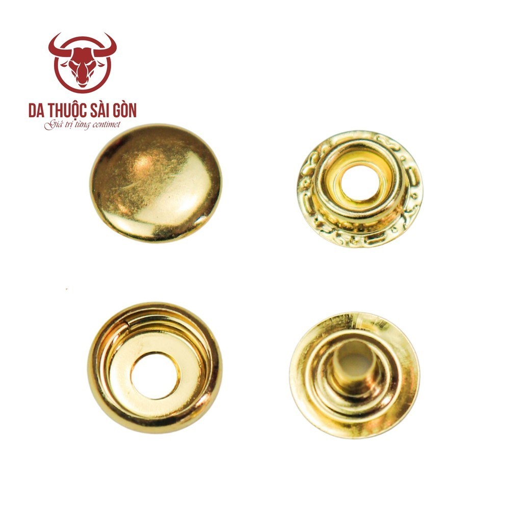 4-piece rust-free brass button set - Leather | Shopee Philippines