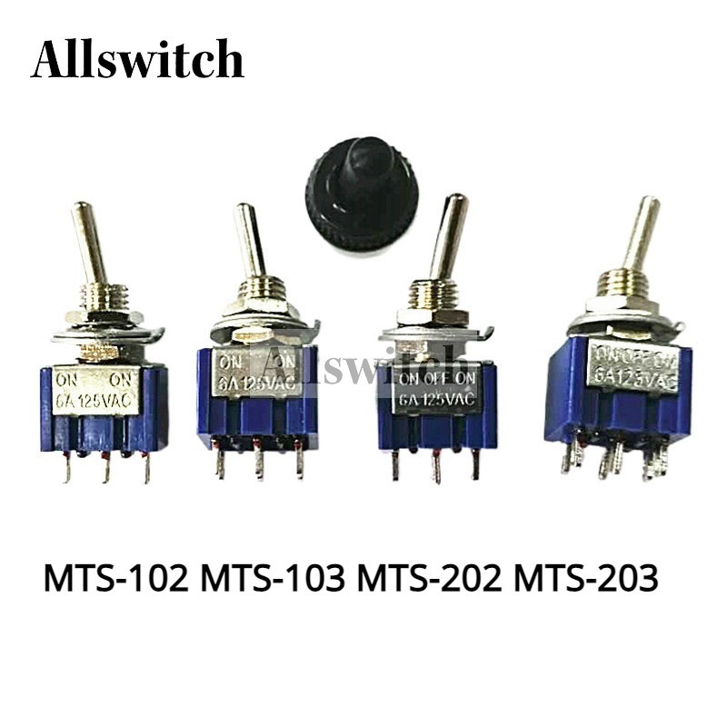 MTS Toggle Switch 6A 125VAC MTS-102 MTS-103 MTS-202 MTS-203 Waterproof ...