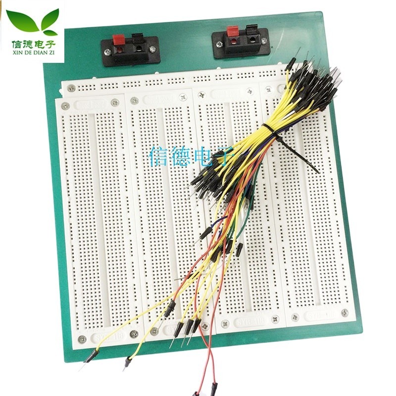 Connecting wire + breadboard SYB-500 breadboard + connecting wire tie ...