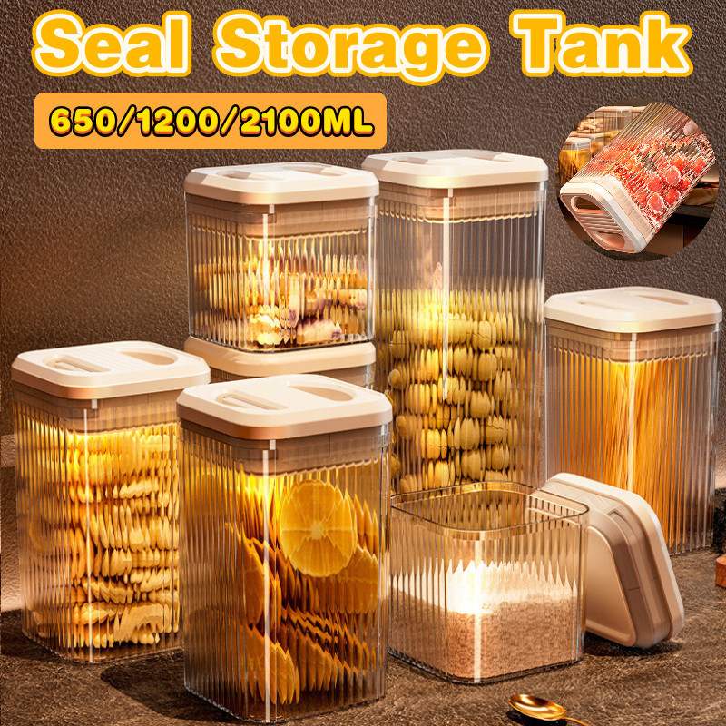 Kitchen Seal Storage Tank Food Preservation Storage Jars Dried Storage ...