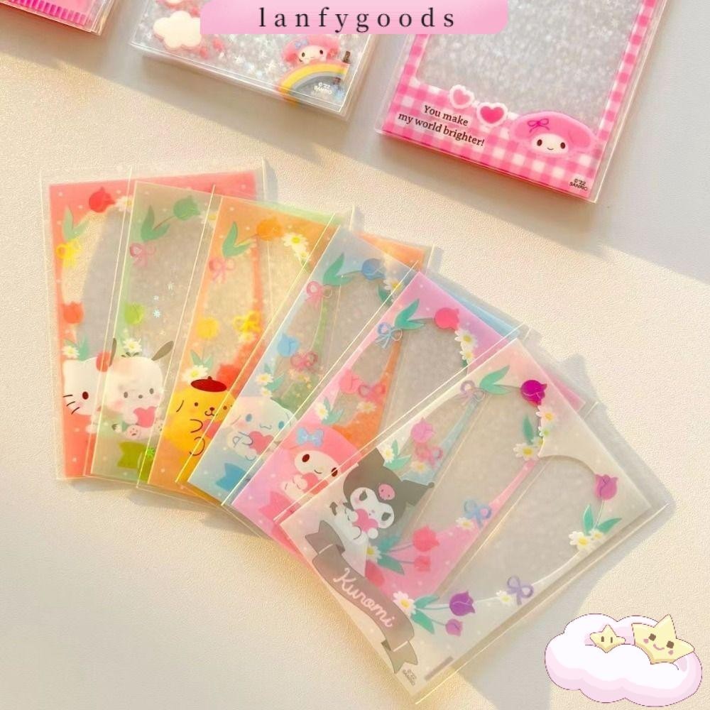 LANFY 20Pcs INS Photocard Protector, Transparency Sanrio Photocard ...