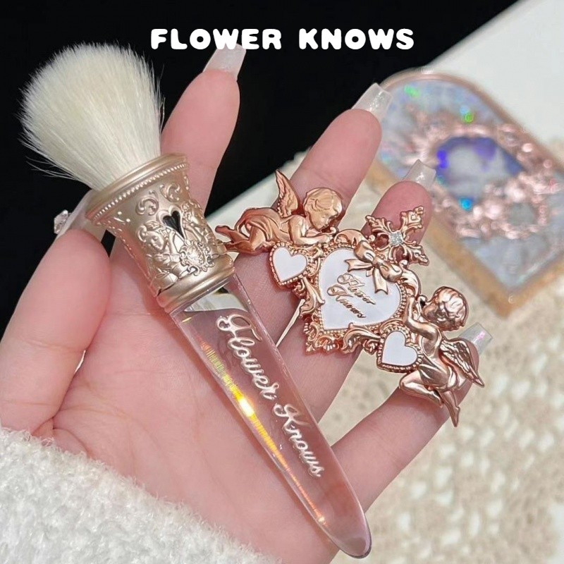 Flower Knows Makeup Brush Little Angel Series Obsidian Stipple Brush ...
