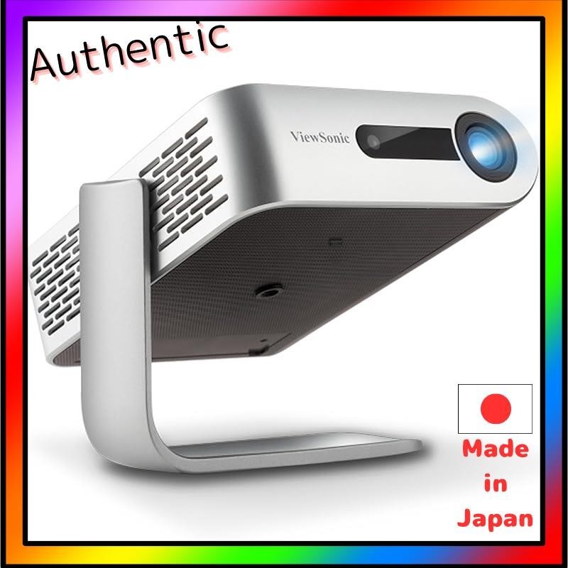 ViewSonic M1+_G2 LED Mobile Projector [360-degree ceiling projection / No tripod required / 120 ...