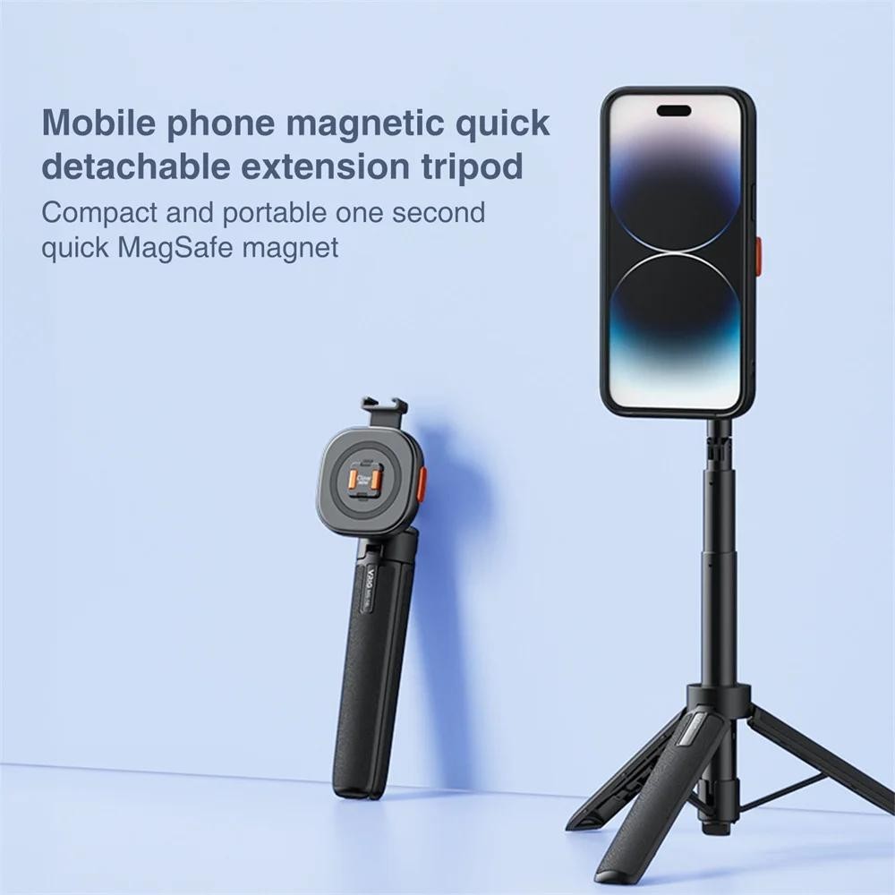 VRIG MG-16L Claw MINI Smartphone Magnetic Tripod Selfie Stick Quick Release Phone Stand for ...