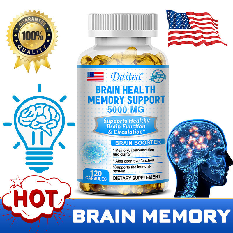 Brain Health Memory Supplement To Improve Focus, Clarity, Cognitive ...