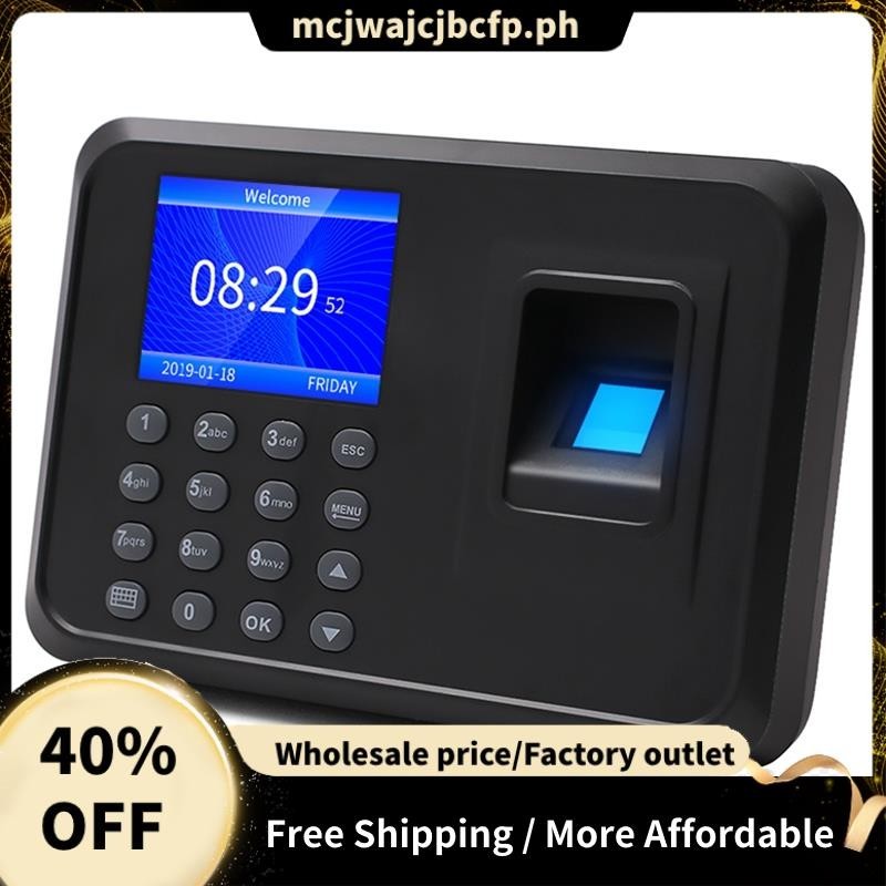 Perfect Fingerprint Punch Card Machine Time Attendance Machine ...