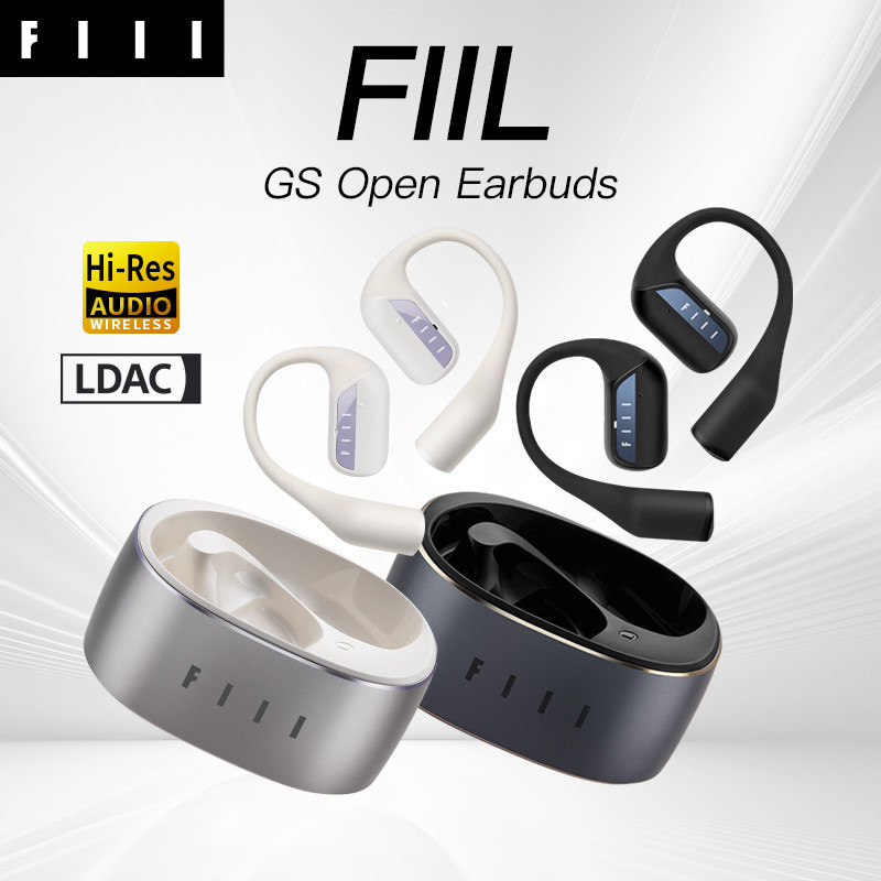 FIIL GS Open Earbuds Bluetooth 5.3, Bone Conduction Headphones,32H ...