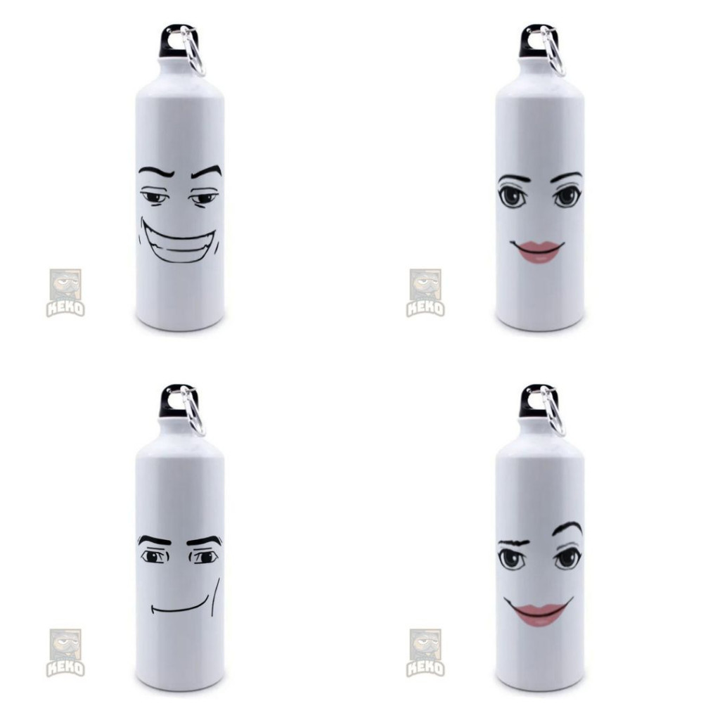 PSC01 Sport Bottle Motif Roblox Man Female Woman HD Smile Emoticon Game ...