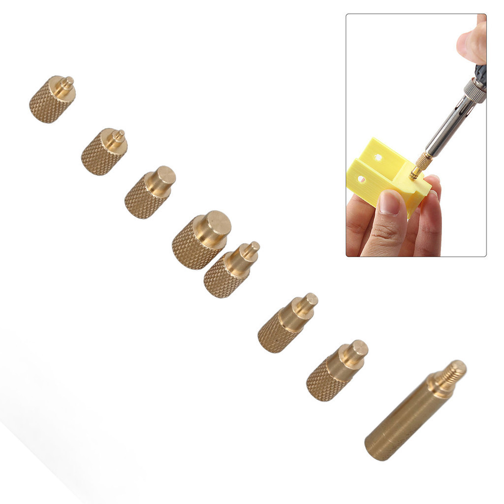 [CAK] Heat Set Insert Tip Brass M2 M2.5 M3 M4 M5 M6 M7 M8 Soldering ...