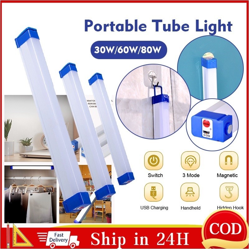 Rechargeable Light Energy Saving light 30W 60W 80W Outdoor&indoor ...