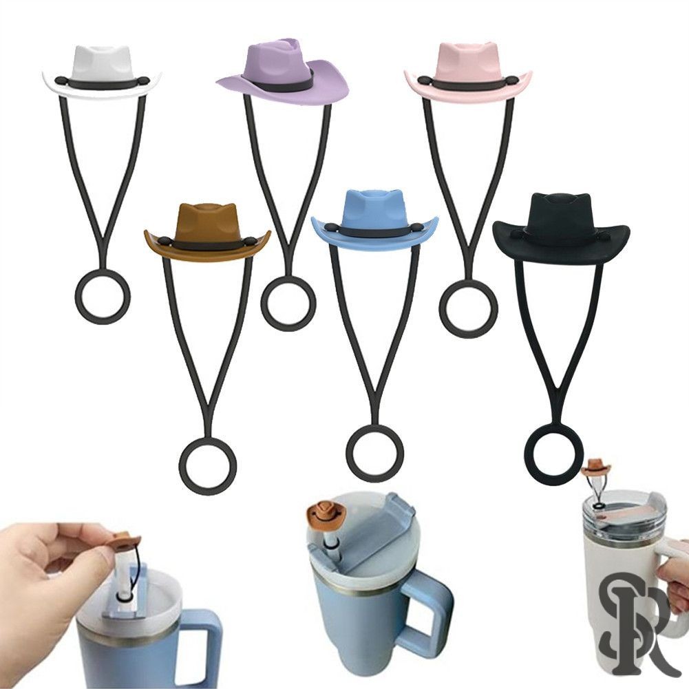 Straw Cap Silicone Straw Covers Cap 10mm Reusable Straw Toppers ...