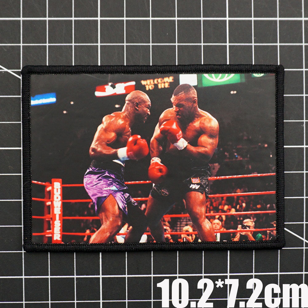【Customized 】AQ Boxing King Muscle Men's Emblem Embroidery 3D Velcro ...