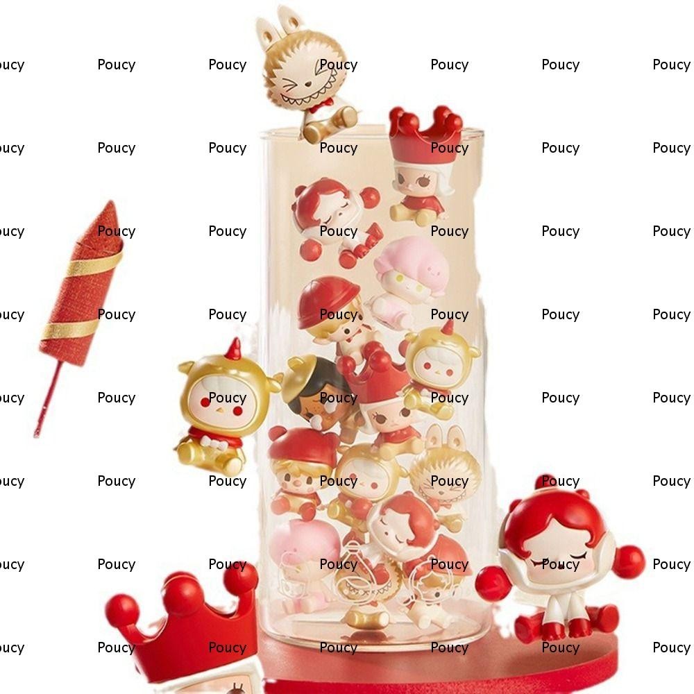 POUCY Box, POPMART Pop Bean Labubu Dimoo Molly SP Anime Cartoon Figure ...