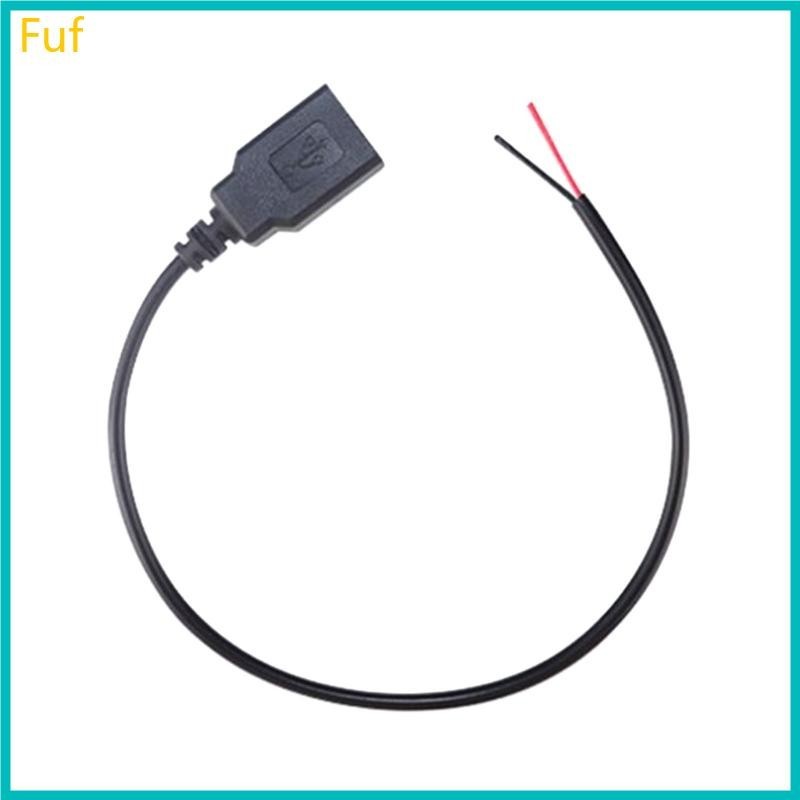 Fuf 5V USB2 0 Type A Female PowerSupply Cable Connectors 2Pin Wire ...