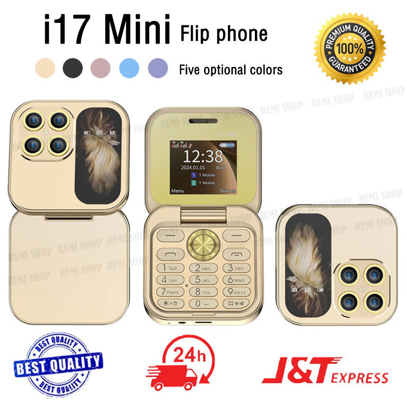 i17 Mini Flip Phone Original GSM Flip Mobile Phone Dual Card Function ...