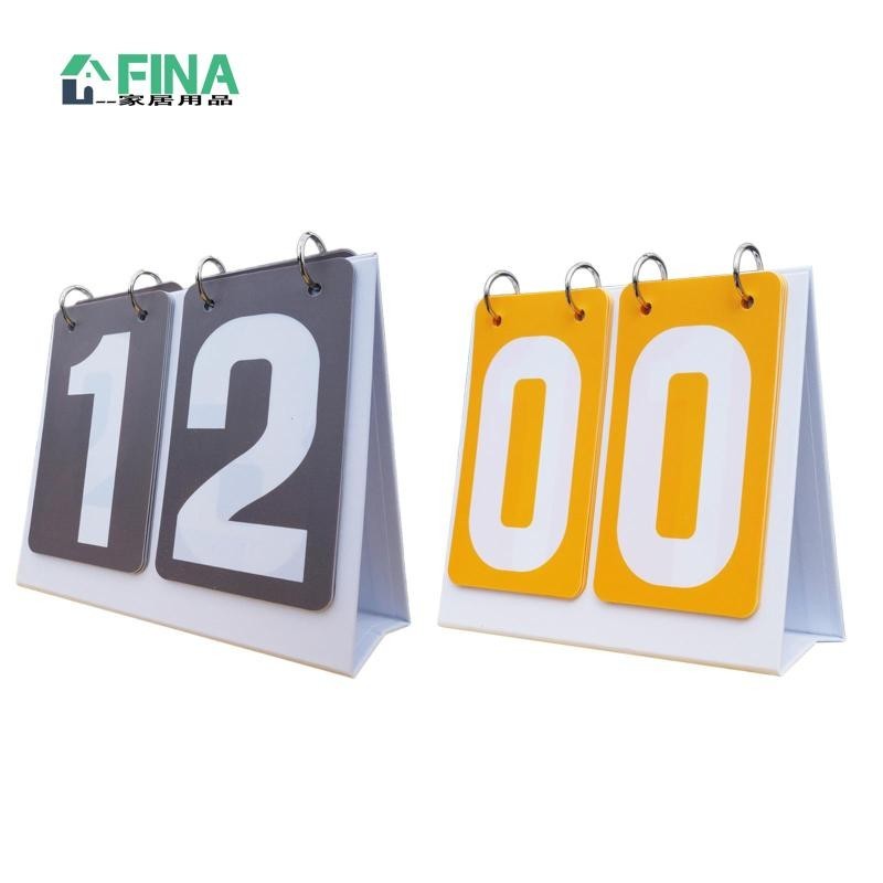 2Pcs Table Score Flippers Sports Scoreboards 2 digits Portable Flip ...