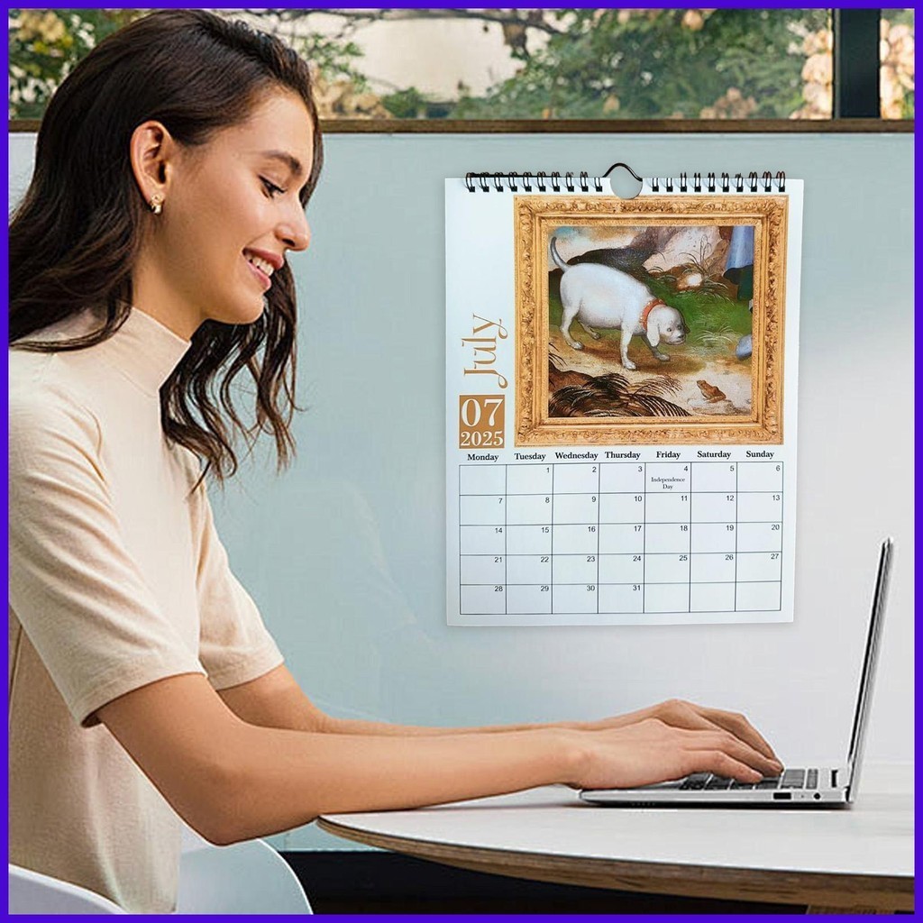 Dog Wall Calendar 2025 Interesting Medieval Dogs Calendar Fun Wall Dog ...