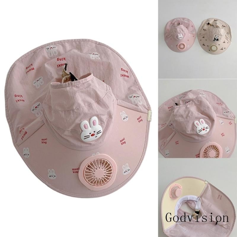 BB Kids Sun Hat with Fan Quick Drying Cooling Fan with UPF50 ...