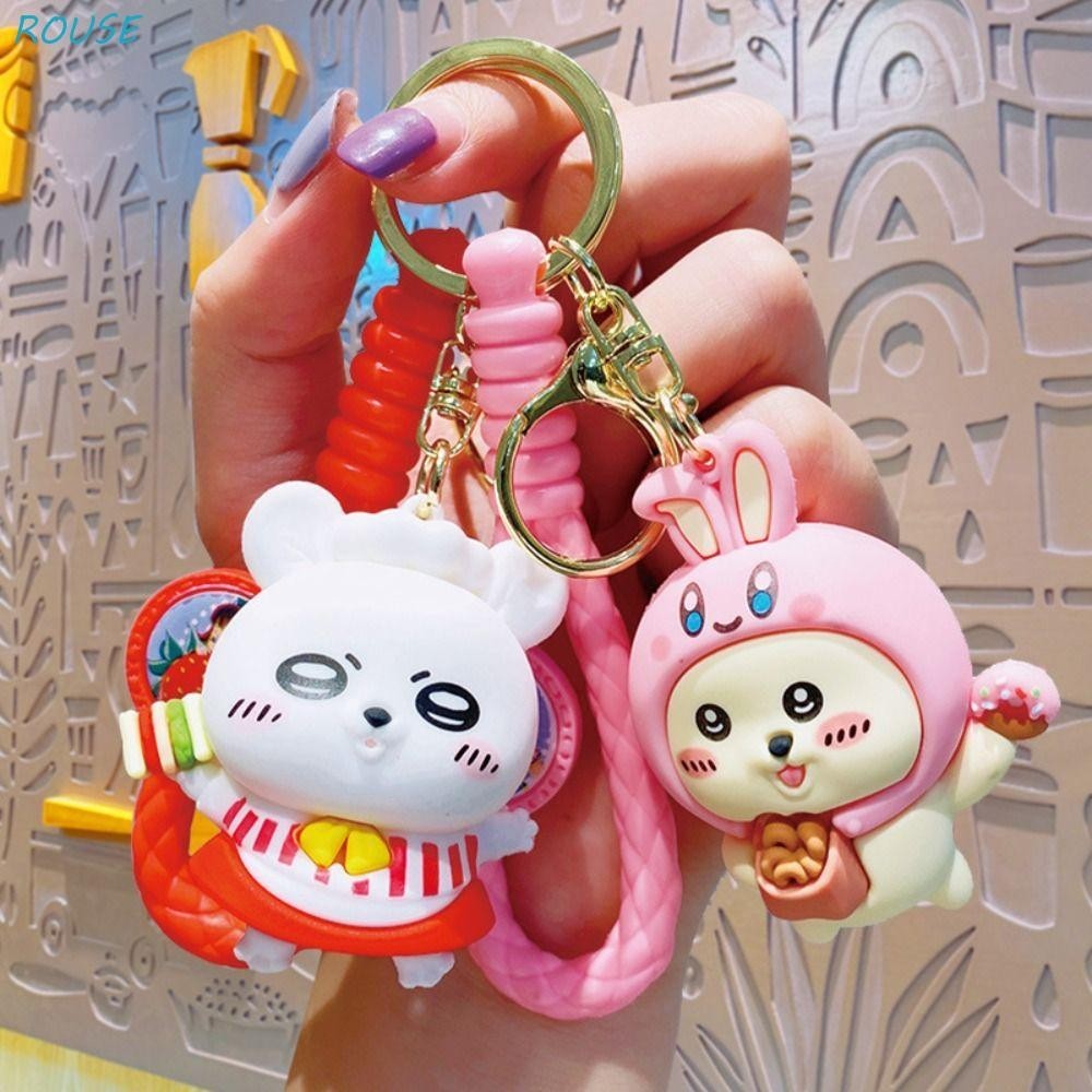 ROUSE Chiikawa Keychain, PVC Kawaii Kawaii Usagi Keyring, Fashion ...