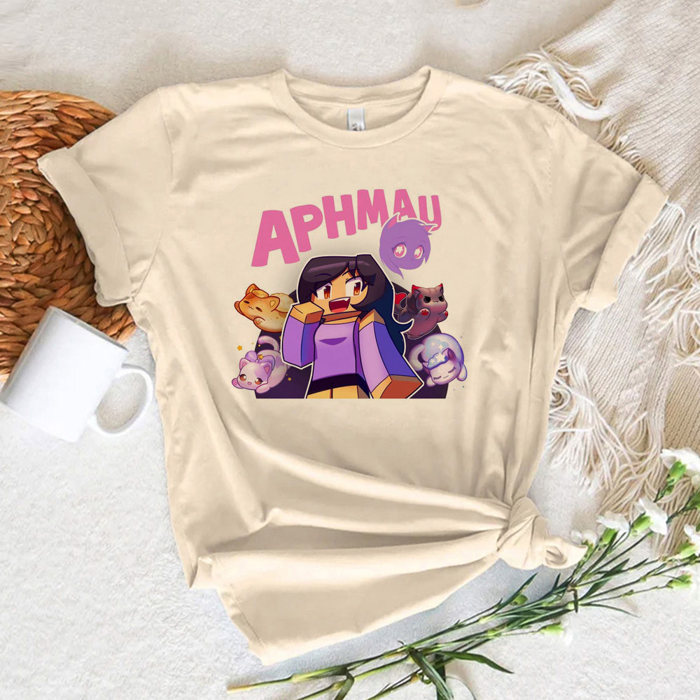 Aphmau t shirt women manga designer Tee female streetwear clothing ...