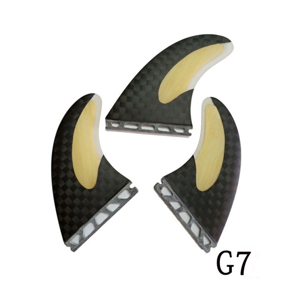Surfboard Fin BiLong FUT G7 Tri Fin Three-piece fiberglass carbon fiber ...