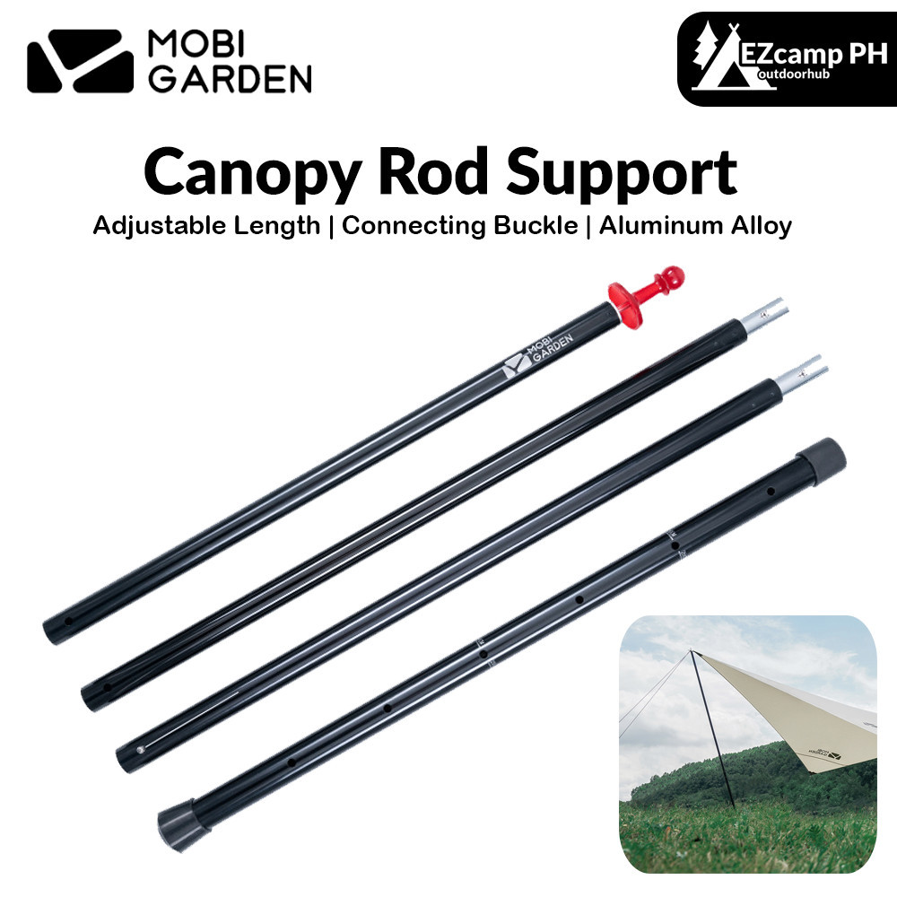 Mobi Garden Canopy Rod Support Thickened 4 Section Adjustable Awning ...
