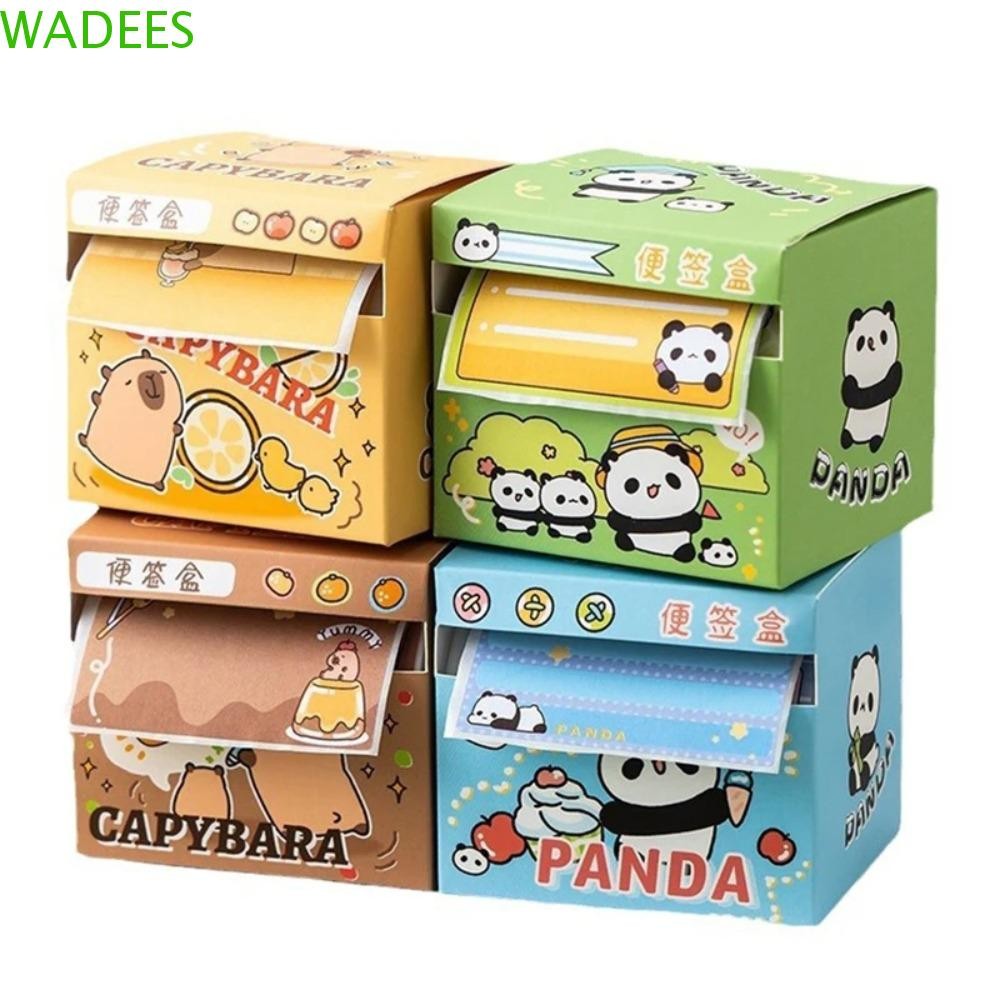 WADEES Capybara Pull Out Sticky Notes, Sticky Notes Stationary Pull Out ...