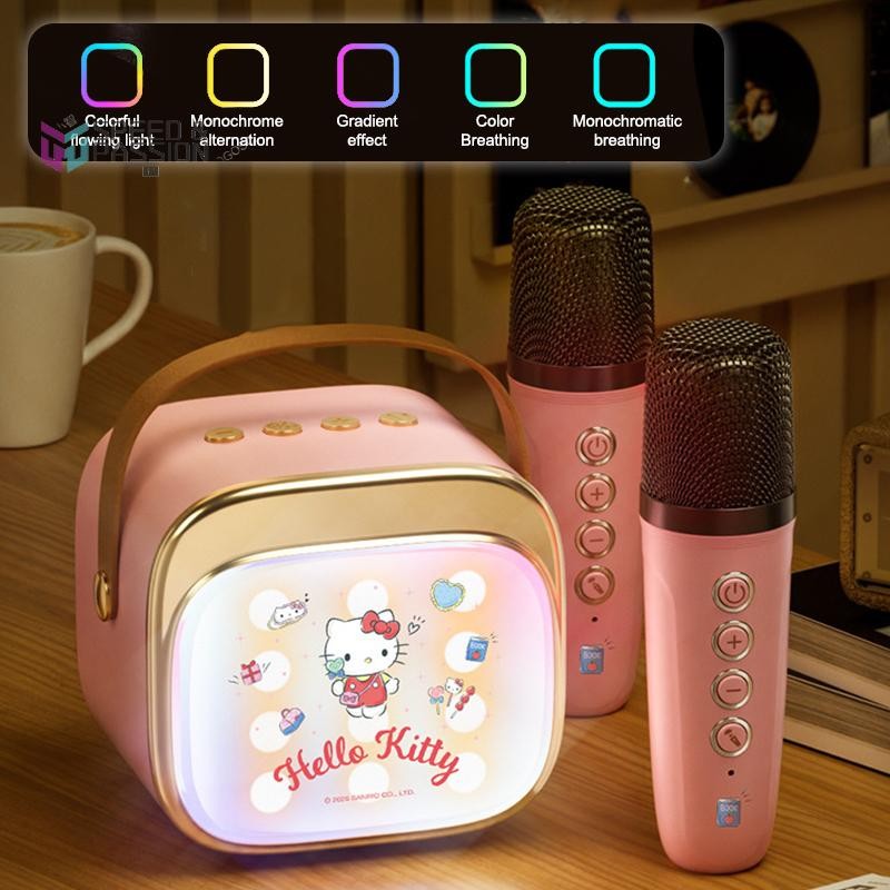Speed Sanrio Cartoon Cute Wireless Microphone Speaker Set Portable Home ...