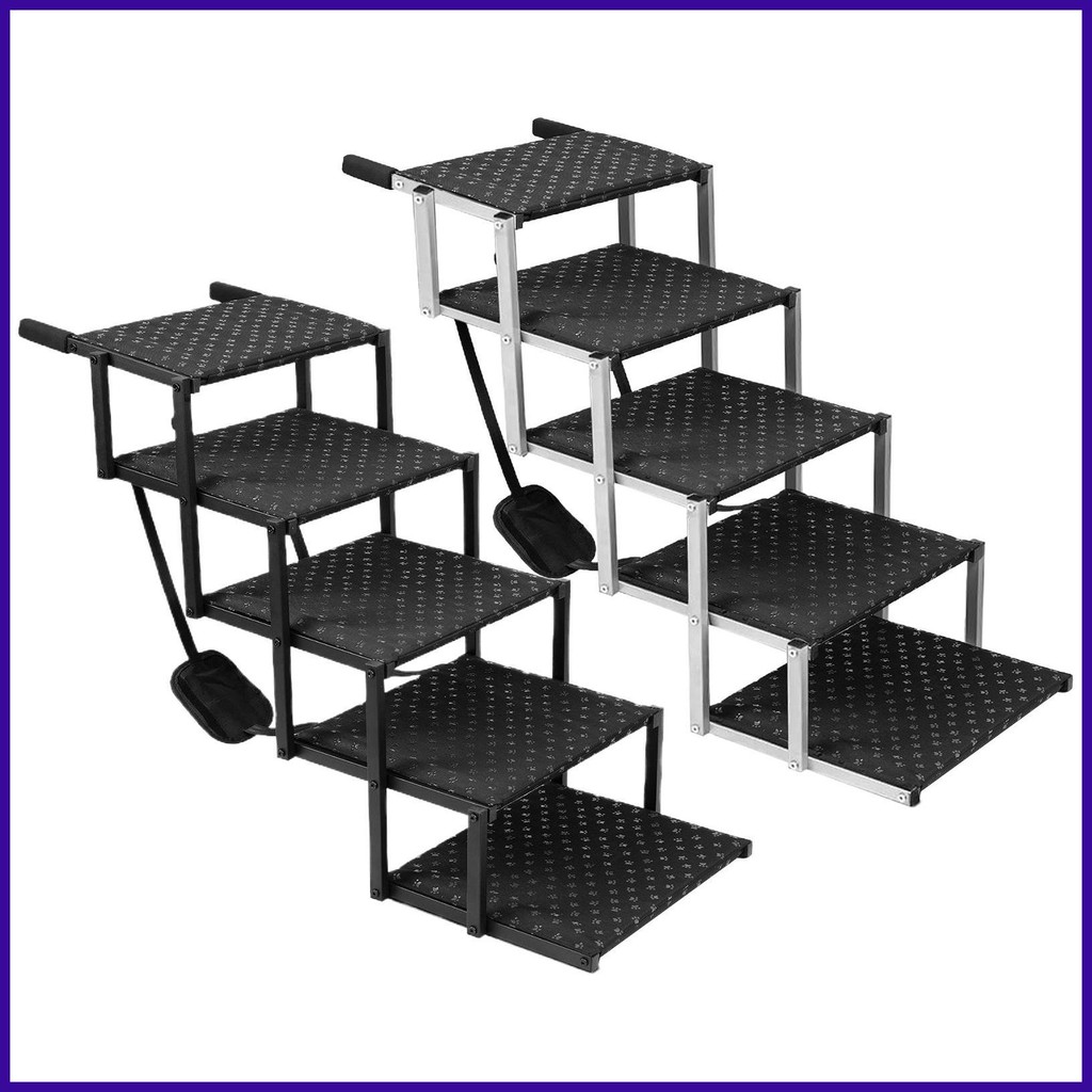 Dog Car Ramp Foldable Breed Automotive Steps Extra Wide Portable ...
