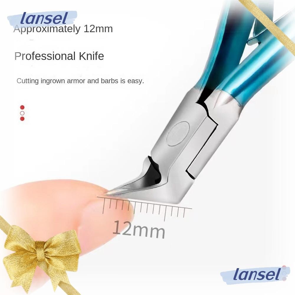 LANSEL Thick Toenails, Stainless Steel Cuticle Nipper Toe Nail Clipper ...