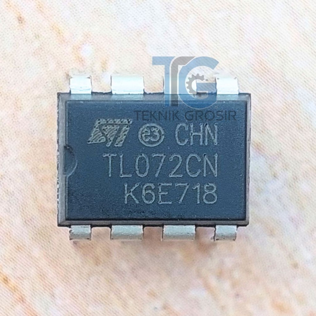 Ic TL072 DIP - Dual Operational Amplifier TL072 for Audio & Electronics ...