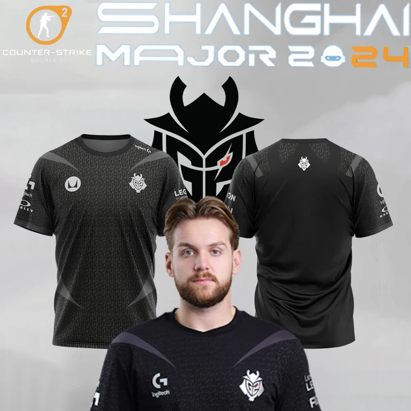 2024 CSGO Major G2 Esports Club Support Jersey CS2 Game Training Match ...