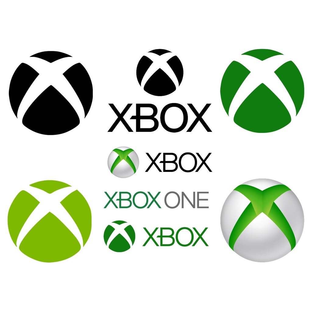 XBOX, XBOX ONE, XBOX 360 logo decal sticker, laptop sticker, pvc ...