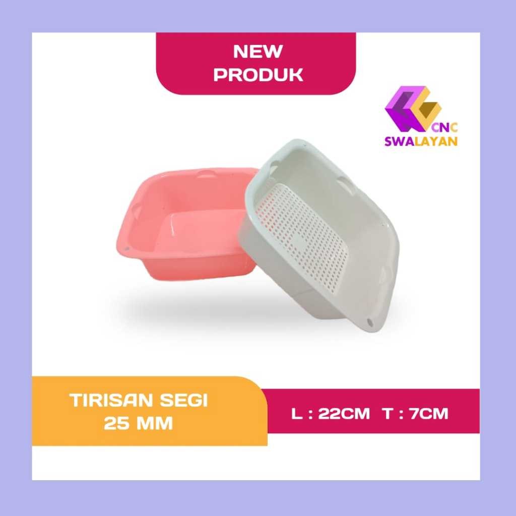 (JOERAGAN LAPAK) 25 Pastel Color Square Drain - Vegetable Drain - Rice ...