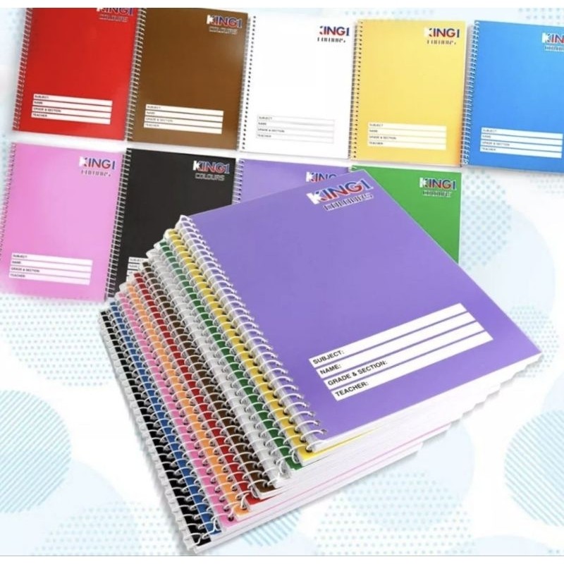 SPIRAL NOTEBOOKS WITH DESIGN 80 leaves asst. design per ream 10pcs ...