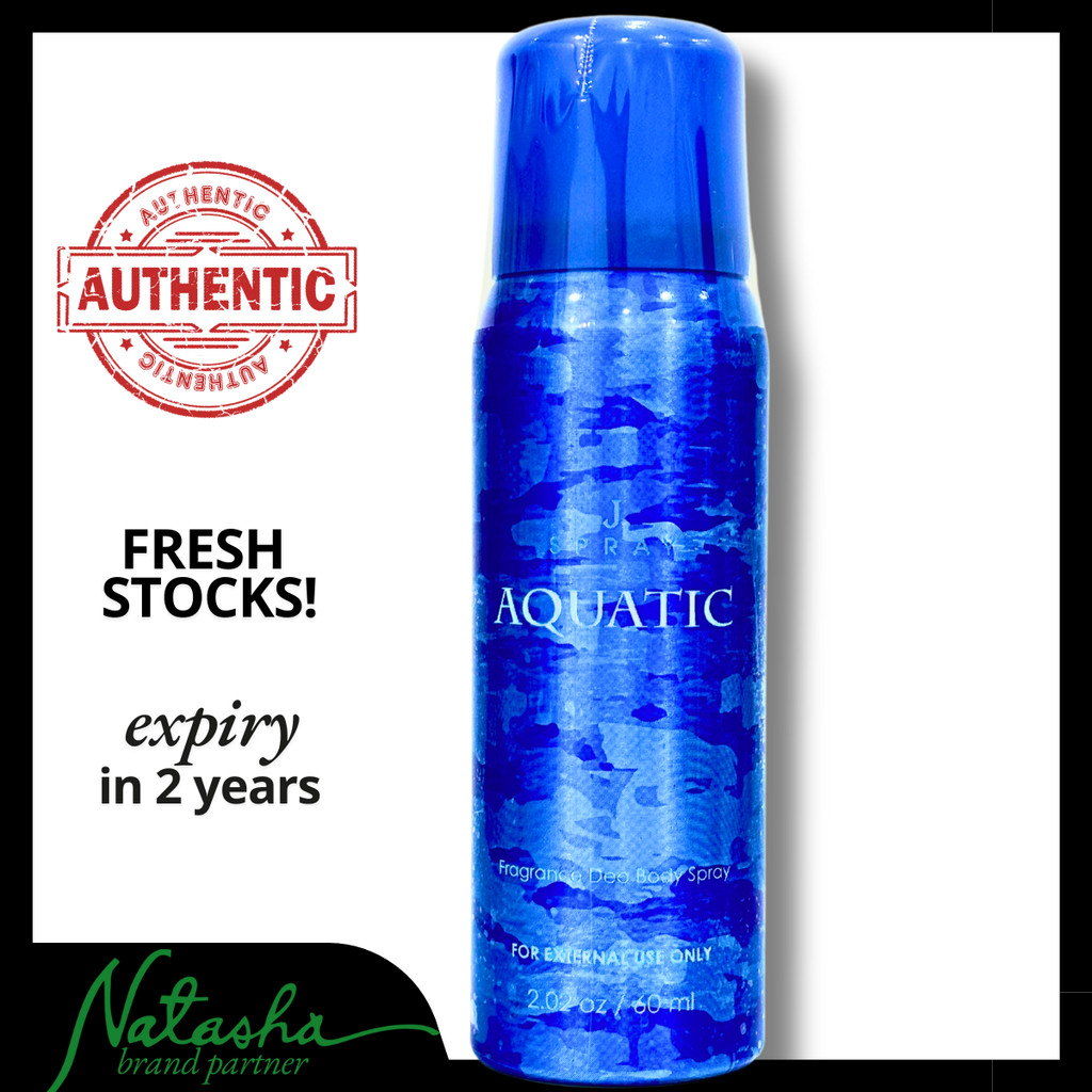J Fragrance Body Fragrance Aquatic 60ml by Natasha co-brands | Shopee Philippines