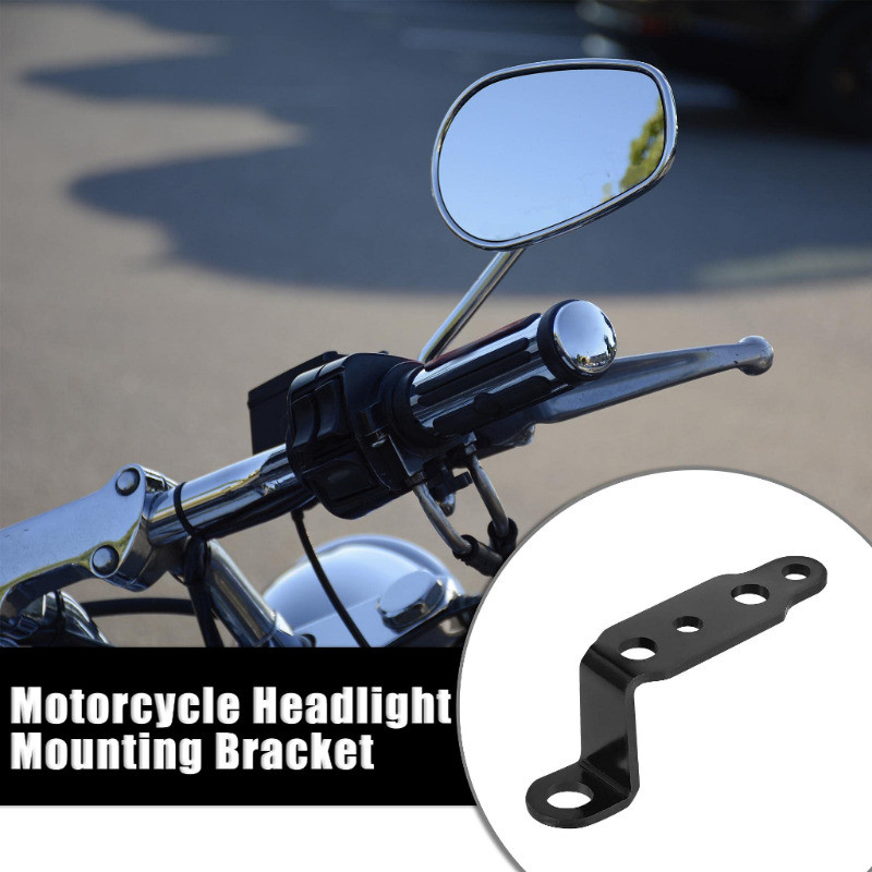 Universal Bracket Motorcycle Headlight Rearview Mirror Mounting Bracket ...