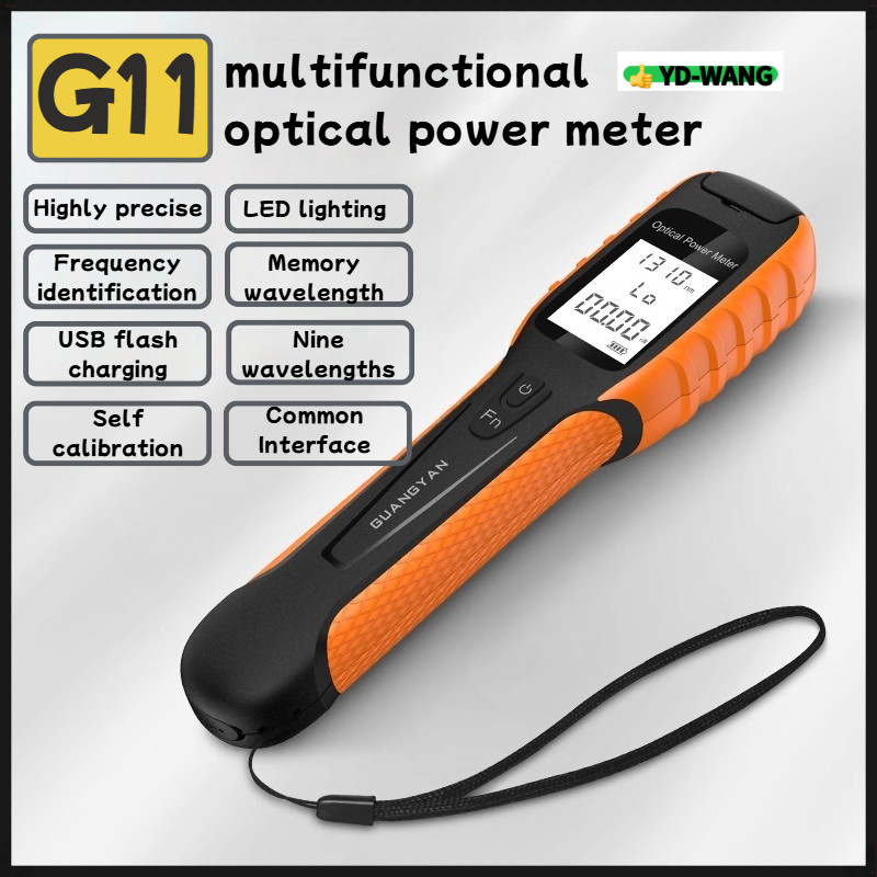 G11 optical power meter, high-precision fiber optic detector, fiber ...