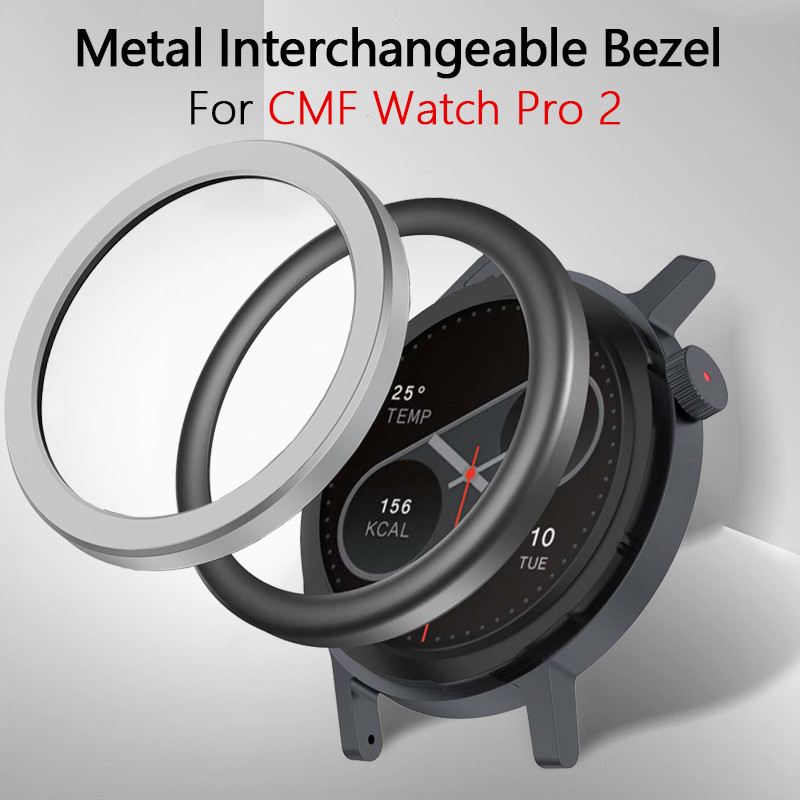 Metal Interchangeable Round Bezel For CMF by Nothing Watch Pro 2 ...