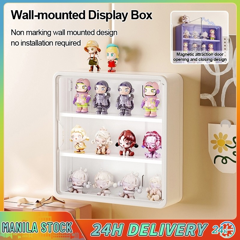 Popmart Wall Mounted Acrylic Display Rack Case Blind Storage Box ...