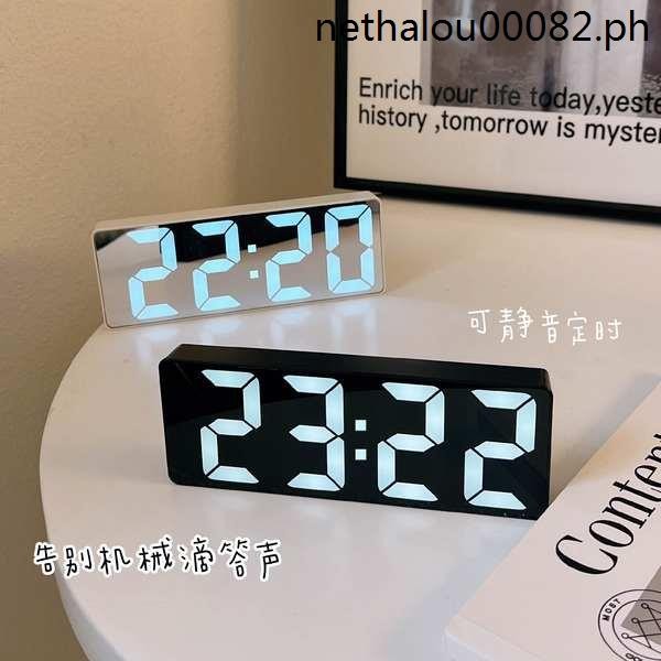 Electronic Clock Bedroom Desktop Pendulum Desktop Alarm Clock led ...