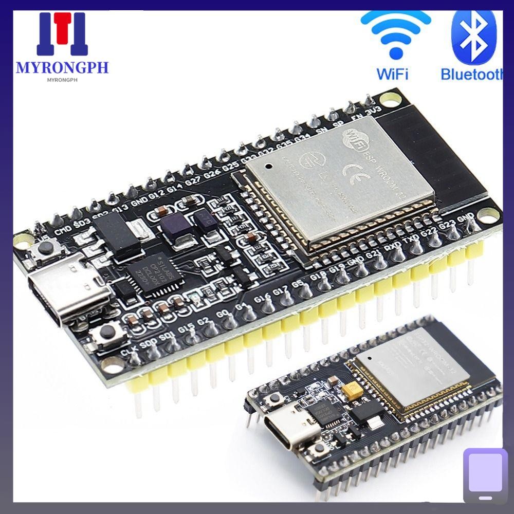 MYRONGPH ESP32 ESP-32S Development Board, ESP-WROOM-32 Dual-Mode WiFi + Bluetooth ...