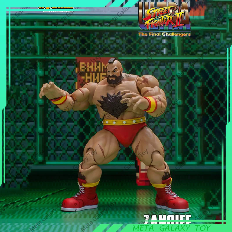 Storm Toys 1/12 ZANGIEF Street Fighter 2 Series Action Figure Full Set ...