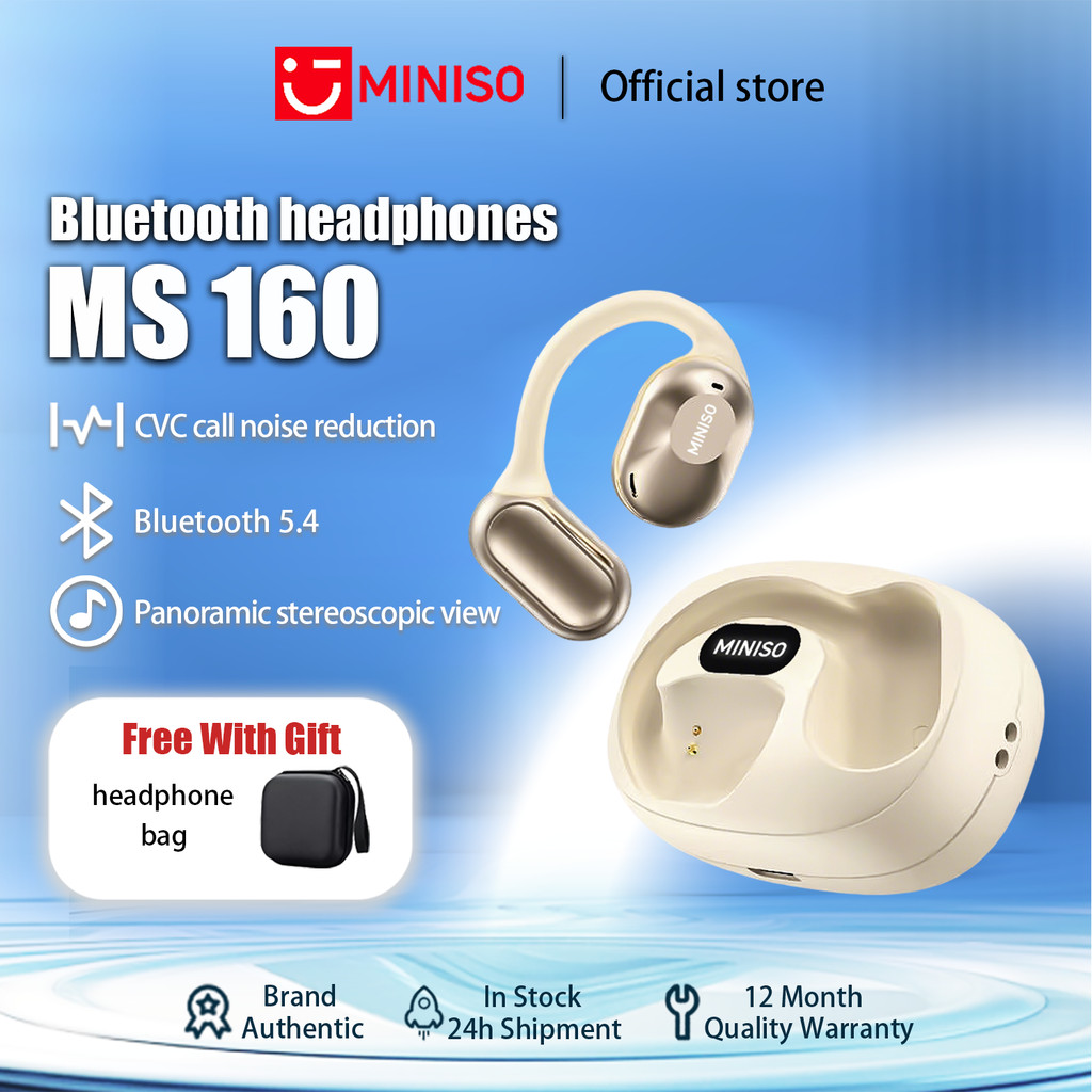 MINISO MS160 Open Bluetooth Headset Bluetooth 5.4 Wireless Headset ...