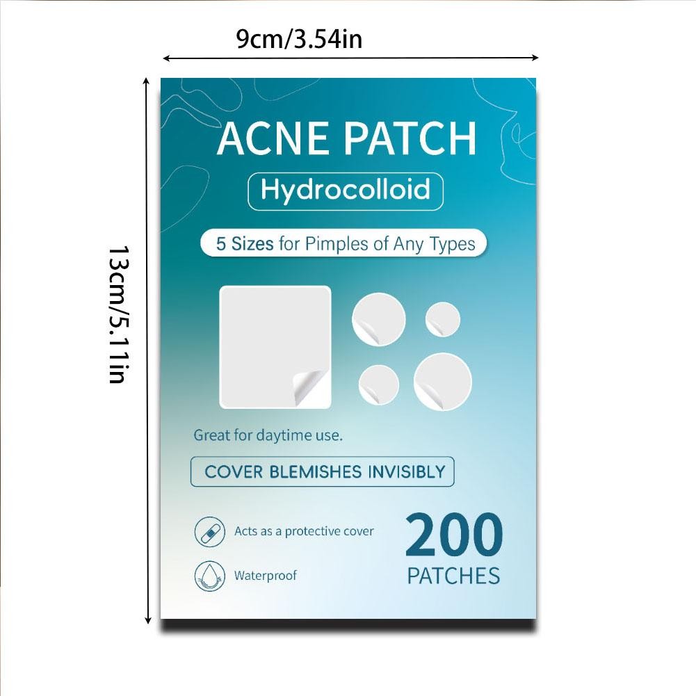 White Skin Color Invisible Acne Sticker Boxed Acne Sticker Mild And Non ...