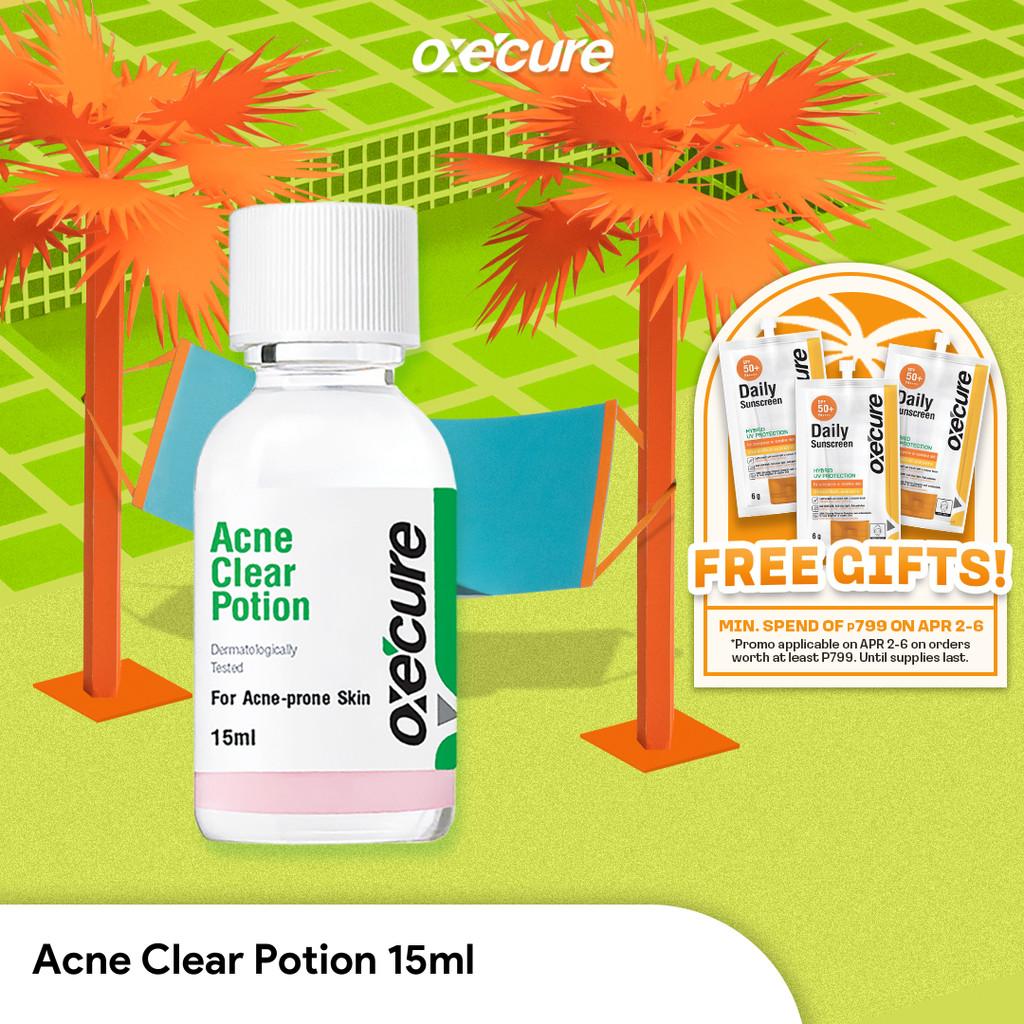OXECURE 2% Salicylic Acid Acne Clear Potion 15ml | Shopee Philippines