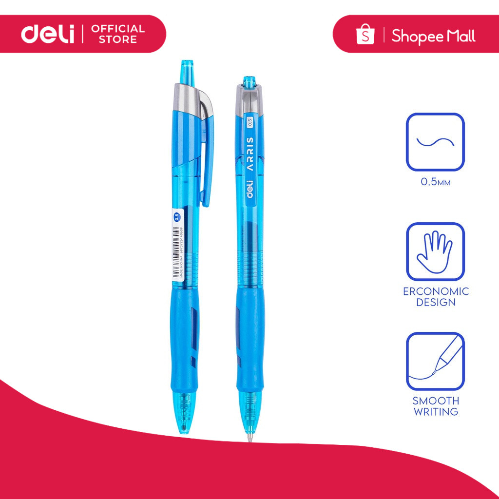 Deli EG08 Arrix Bullet Tip Gel Pen 0.5mm 1PC | Shopee Philippines