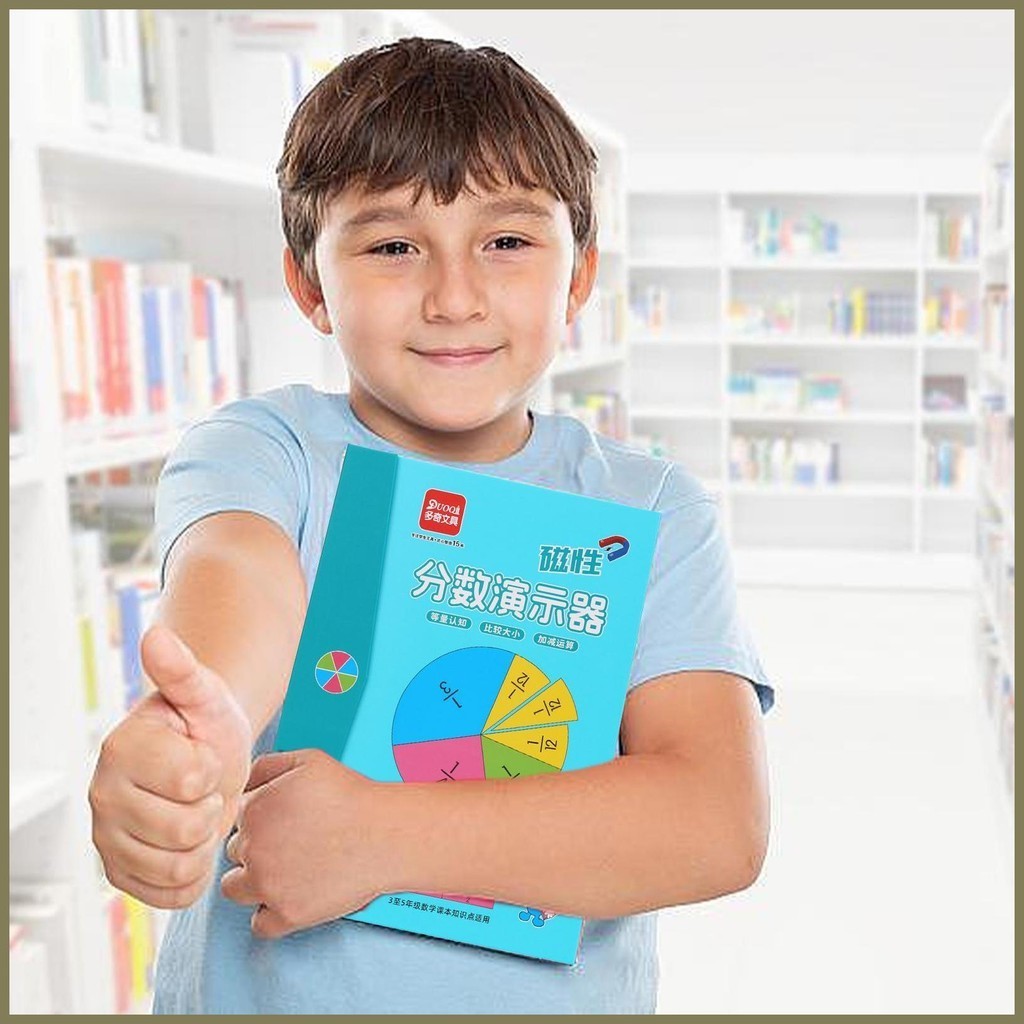 Magnetic Fraction Educational Puzzle Math Manipulatives for Elementary ...